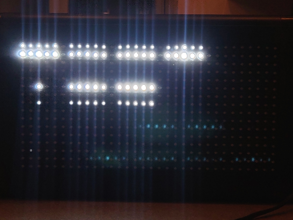 Monochrome 32 16 P10 Hub12 Led Matrix Control With Esp32 Smartmatrix