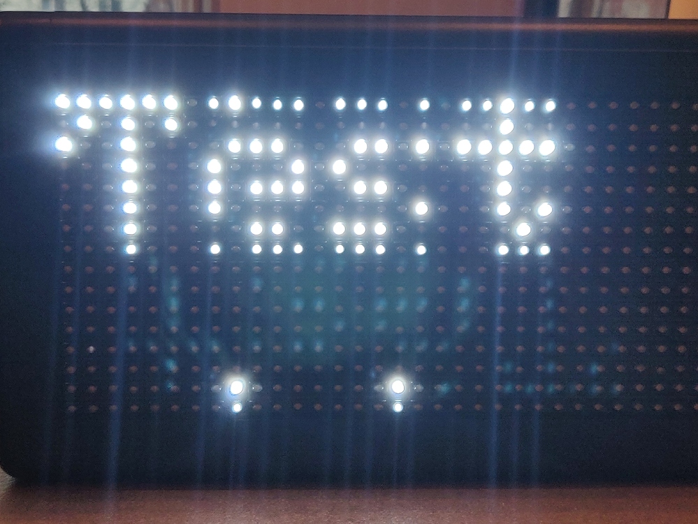 Monochrome 32*16 P10 HUB12 LED matrix control with ESP32 - SmartMatrix ...
