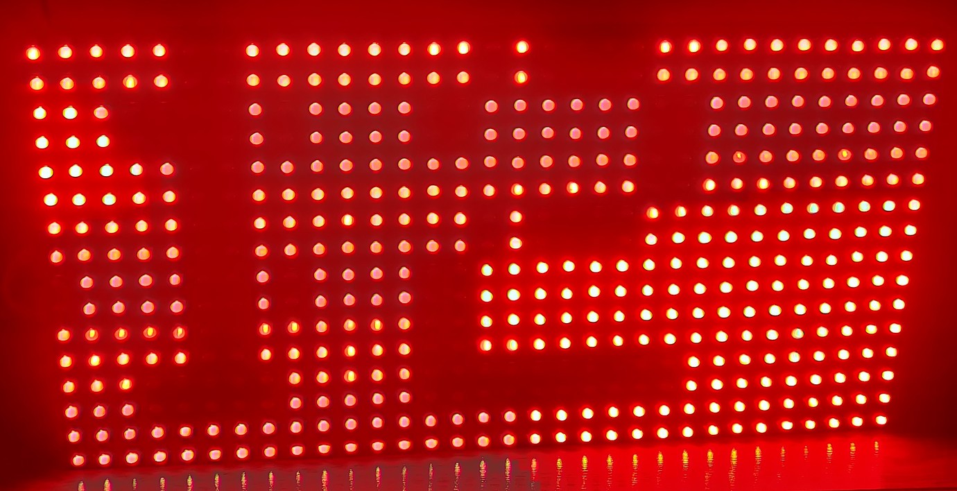 Monochrome 32 16 P10 Hub12 Led Matrix Control With Esp32 Smartmatrix