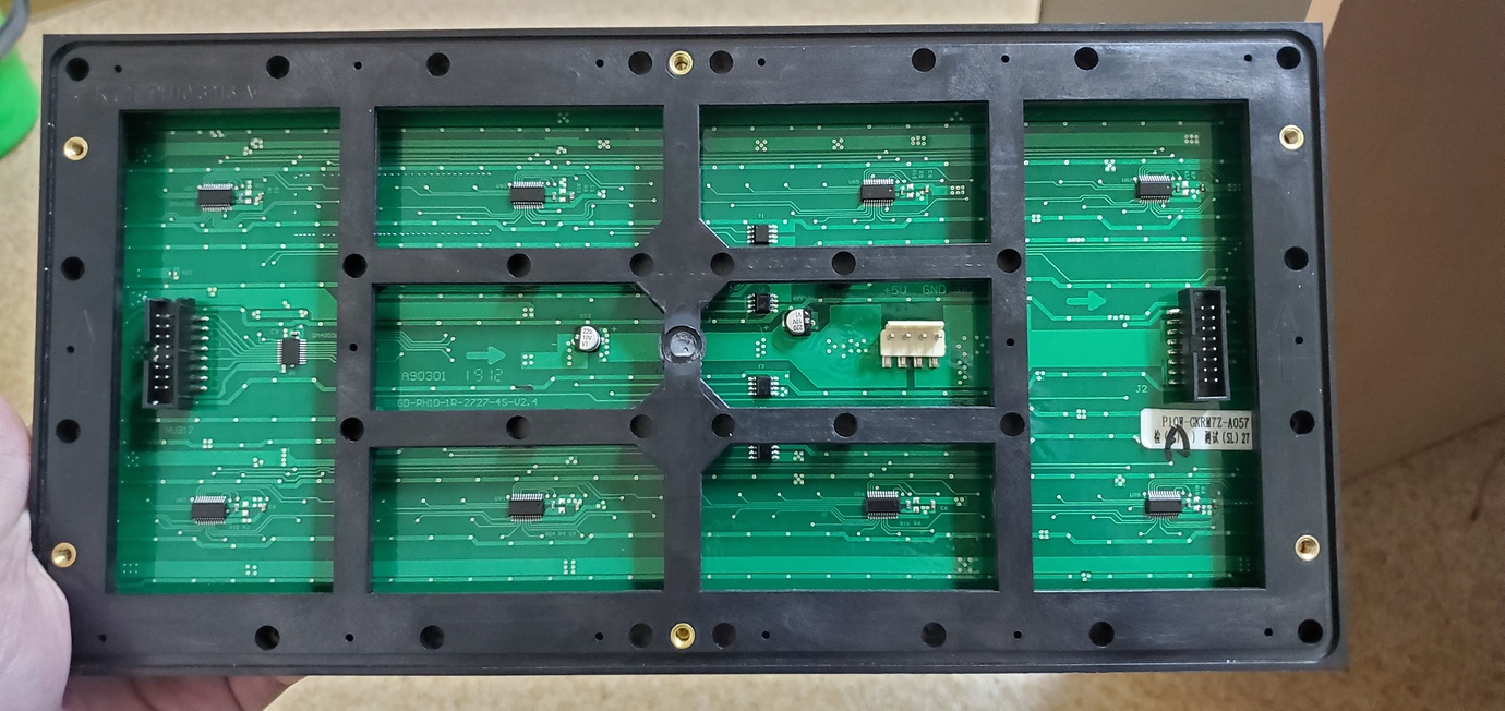 Using SmartMatrix library with HUB12 monochrome panels - SmartMatrix ...